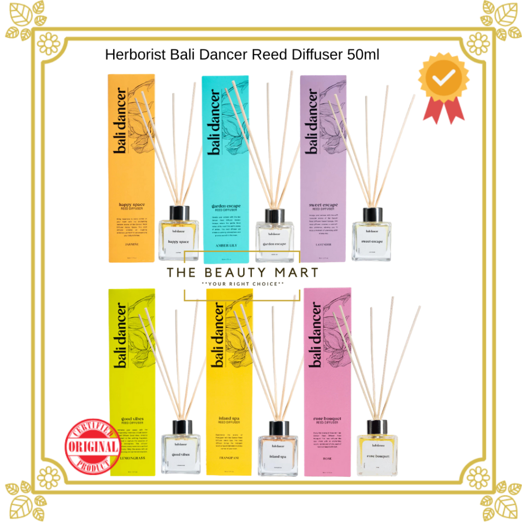 Jual Herborist Bali Dancer Reed Diffuser 50ml | Garden Escape Amber ...