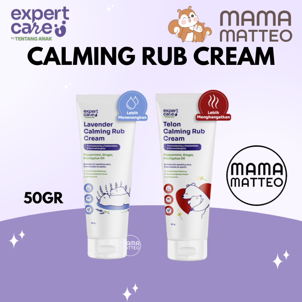 Jual EXPERT CARE Calming Rub Cream 50gr / Aroma Lavender Telon Cream ...