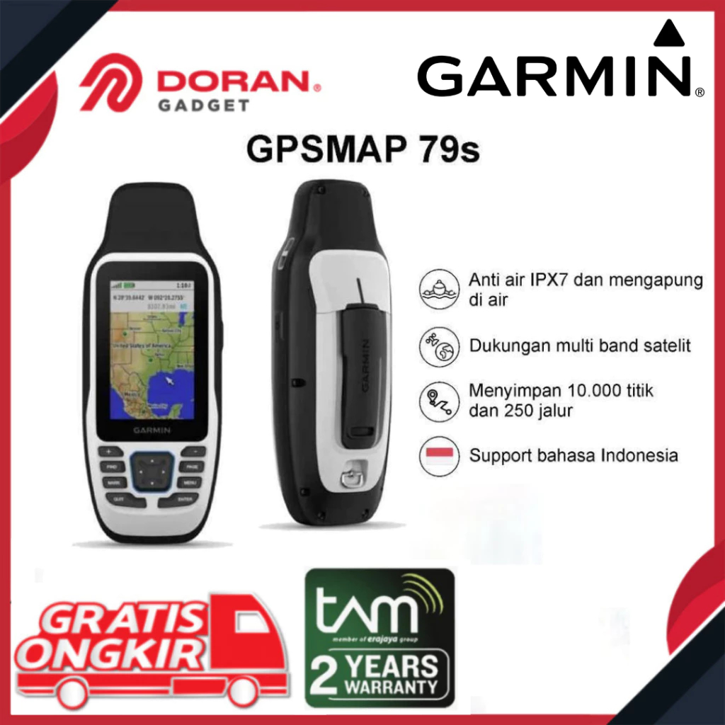 Jual Garmin GPS Map 79s Handheld Original - Garansi Resmi 2 Tahun ...