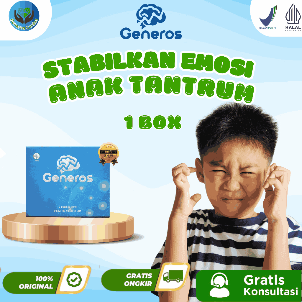 Jual Generos Vitamin Anak 1 Box - Multivitamin Untuk Cegah Tantrum ...