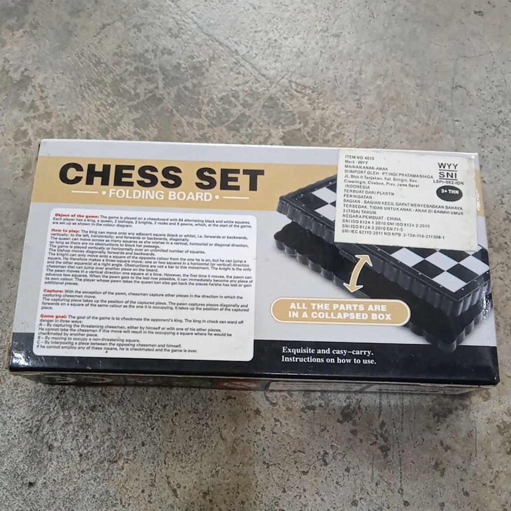 Jual PAPAN CATUR MINI / CHESS MAGNETIC GAME BOARD / PAPAN CATUR MAGNET ...