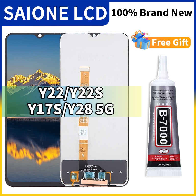 Jual ORIGINAL 100% LCD VIVO Y22/Y22S/Y17S/Y28-5G FULL SET TOUCHSCREEN ...