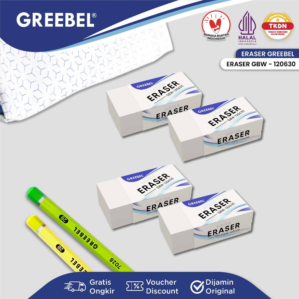 Jual GREEBEL Hapusan (PCS) / Penghapus Pensil / Eraser GBW-120630 M ...