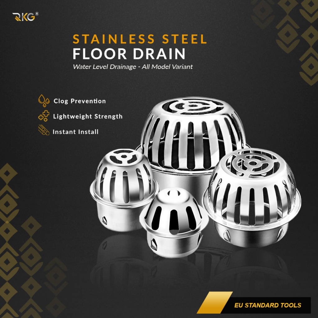 Jual Roof Drain Saringan Got Pembuangan Atap Bulat Stainless Talang Air ...