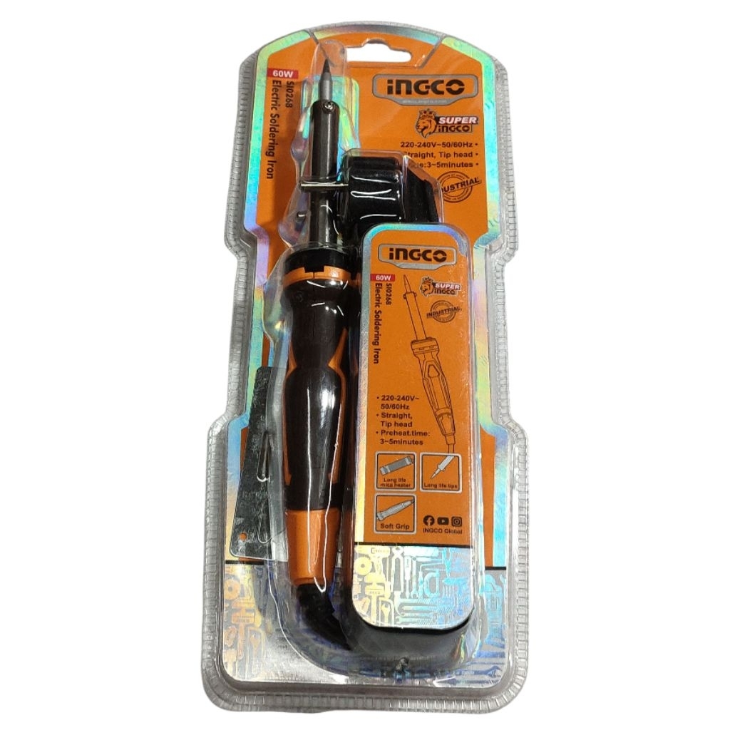 Jual SOLDER LISTRIK 60 WATT HD INGCO SIO268 ELECTRIC SOLDERING IRON SI ...
