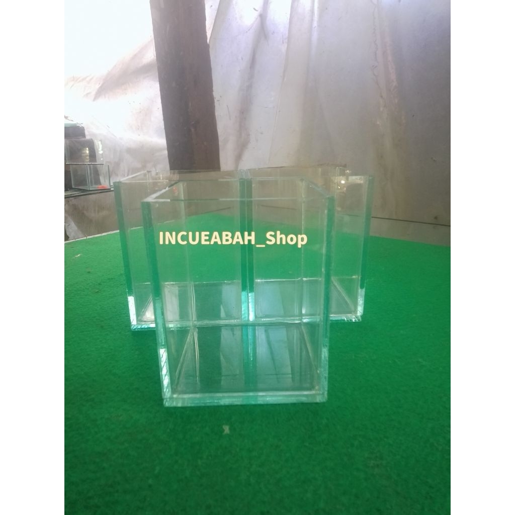Jual aquarium soliter cupang_guppy 10x10x12 | Shopee Indonesia