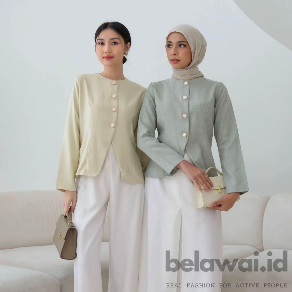 Jual BELAWAI - AILEE BLAZER LONGSLEEVE / BLAZER WANITA FORMAL / BLEZER ...