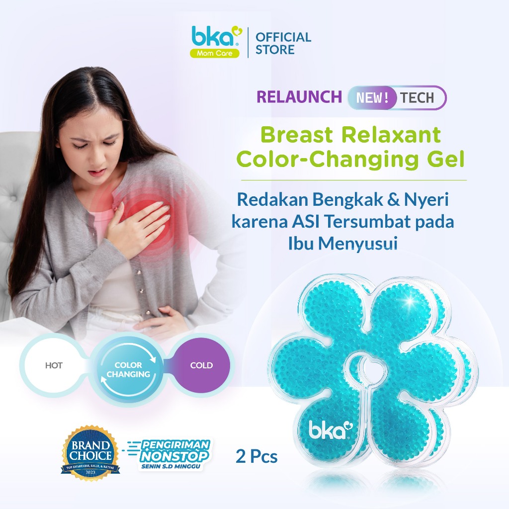 Jual NEW! Breast Relaxant Color Changing BKA Isi 2pcs - Free Cover ...