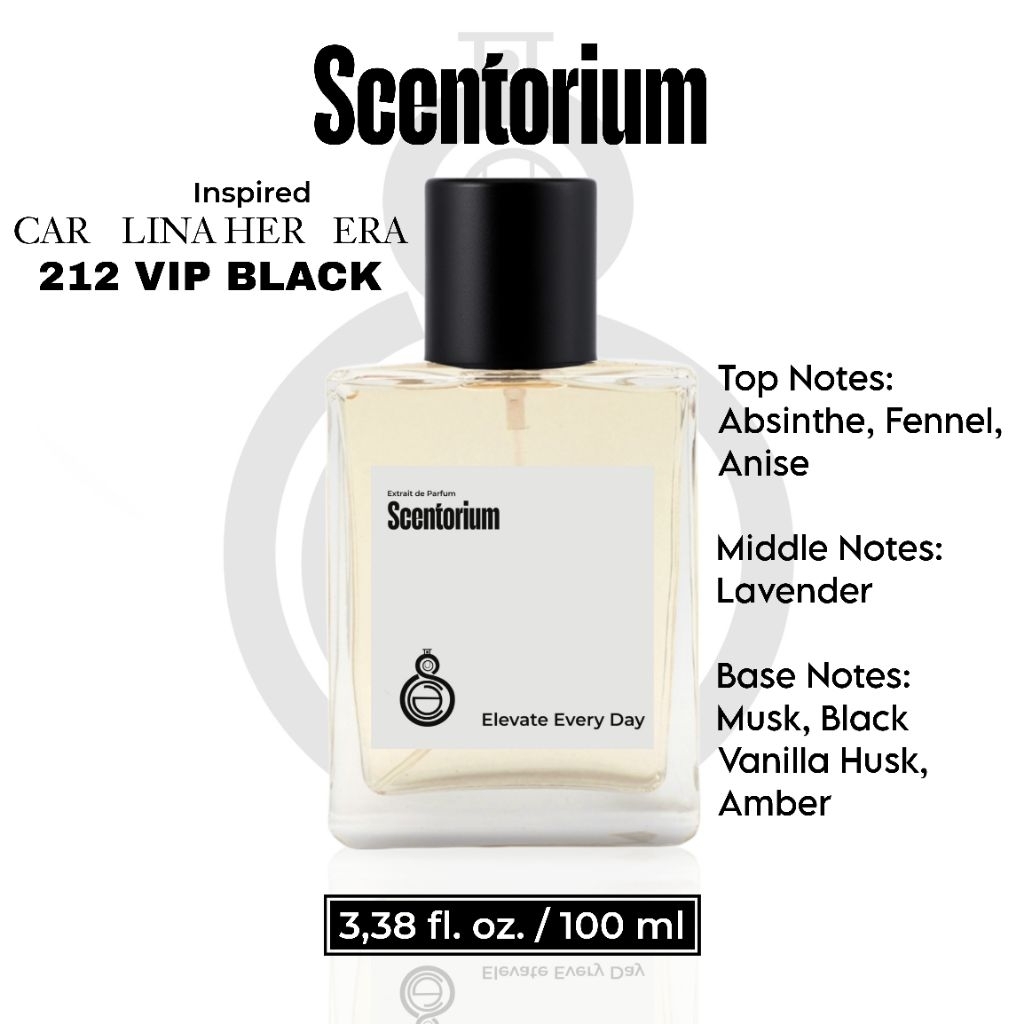 Jual Perfume Inspired Car lina Her era 212 VIP Black 100ml - Parfume ...