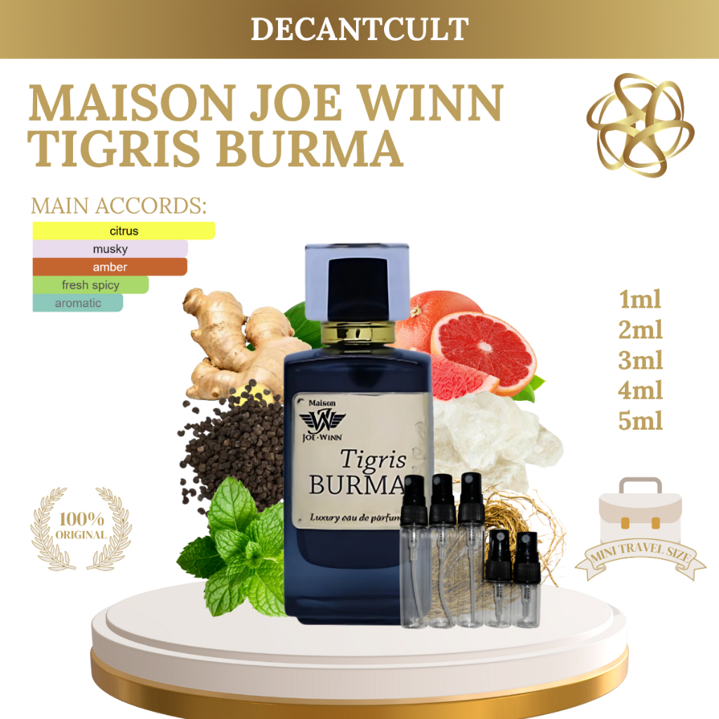 Jual DECANT Parfum Maison Joe Winn Tigris Burma EDP | Shopee Indonesia