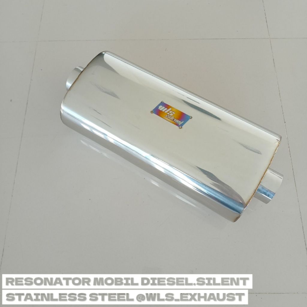 Jual RESONATOR MOBIL DIESEL SILENT STAINLESS STEEL WLS EXHAUST | Shopee ...