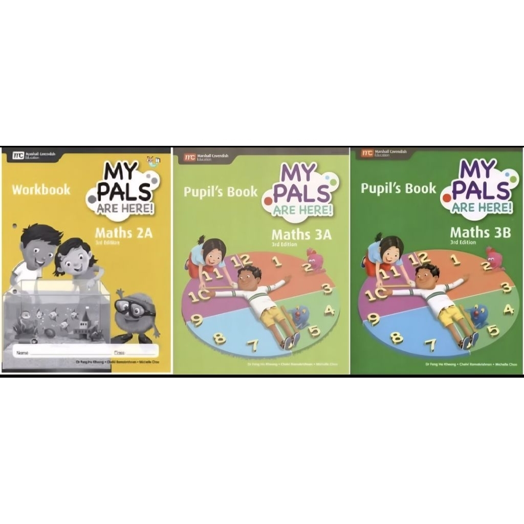 Jual BUKU BARU My Pals Are Here Maths PUPIL'S BOOK WORKBOOK 2A 2B 3rd ...