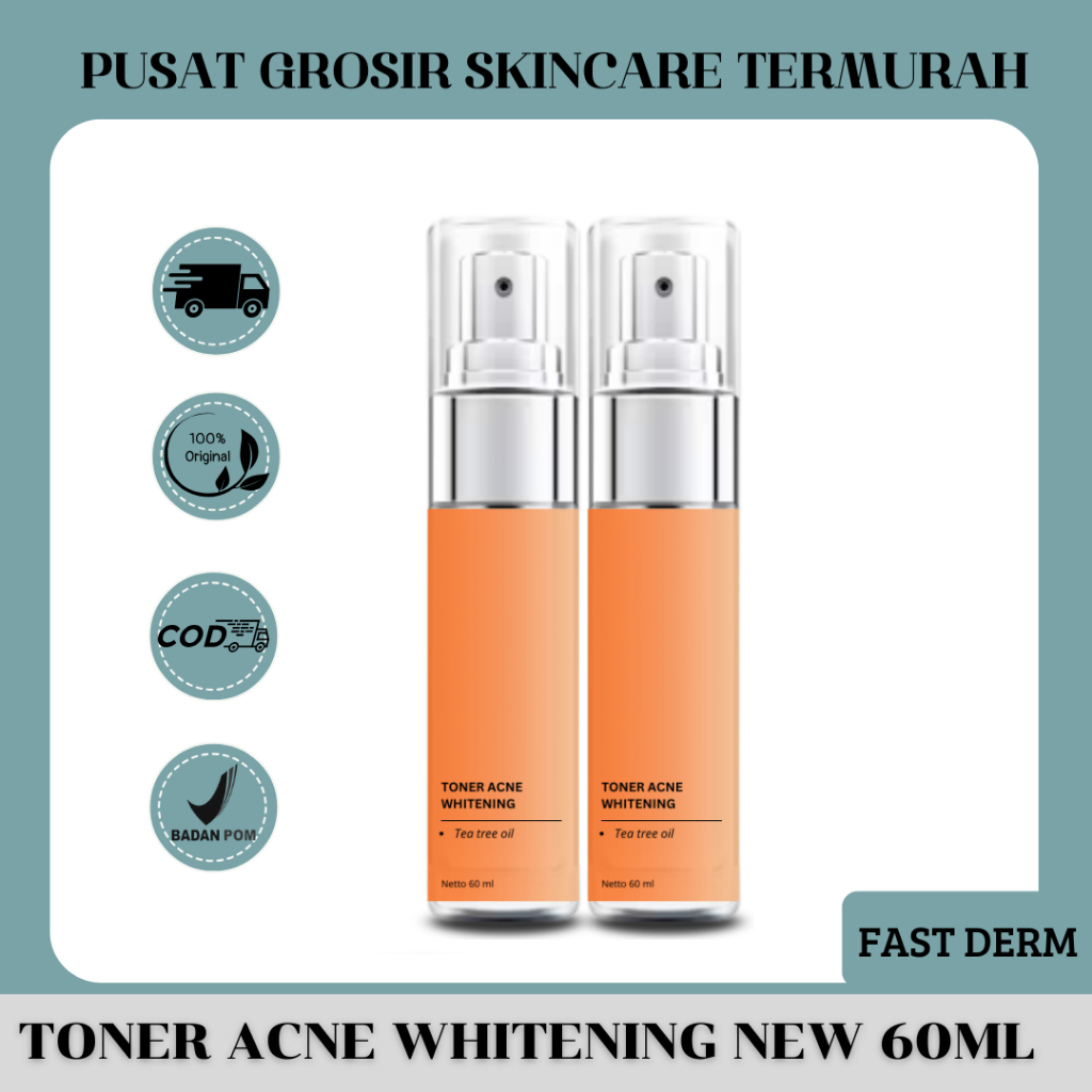 Jual Fast Derm Toner Acne Whitening NEW | Shopee Indonesia