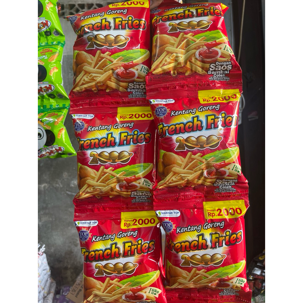 Jual CHIKI French Fries 2000 Kentang goreng 1renceng | Shopee Indonesia