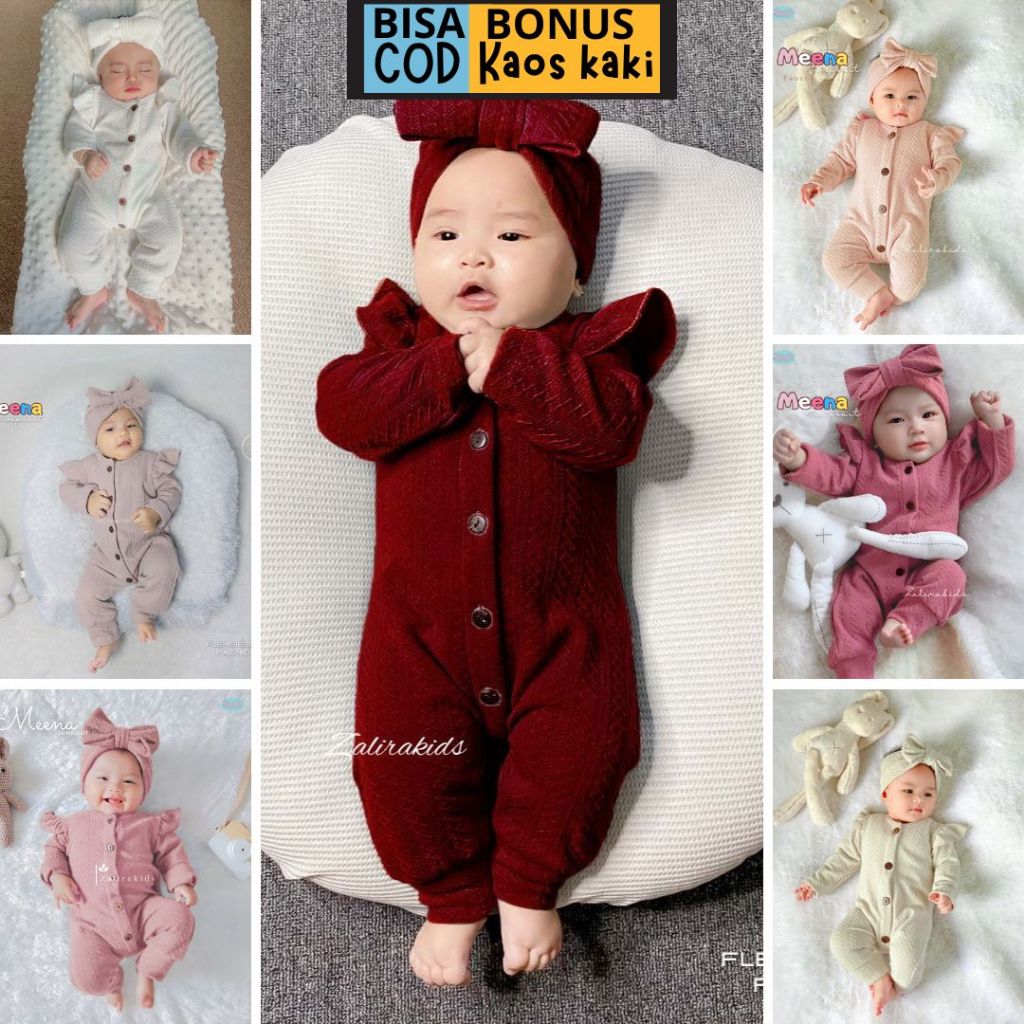 Jual Baju Bayi NEWBORN Perempuan SET BANDO UMUR 0 BULAN - 20 BULAN ...