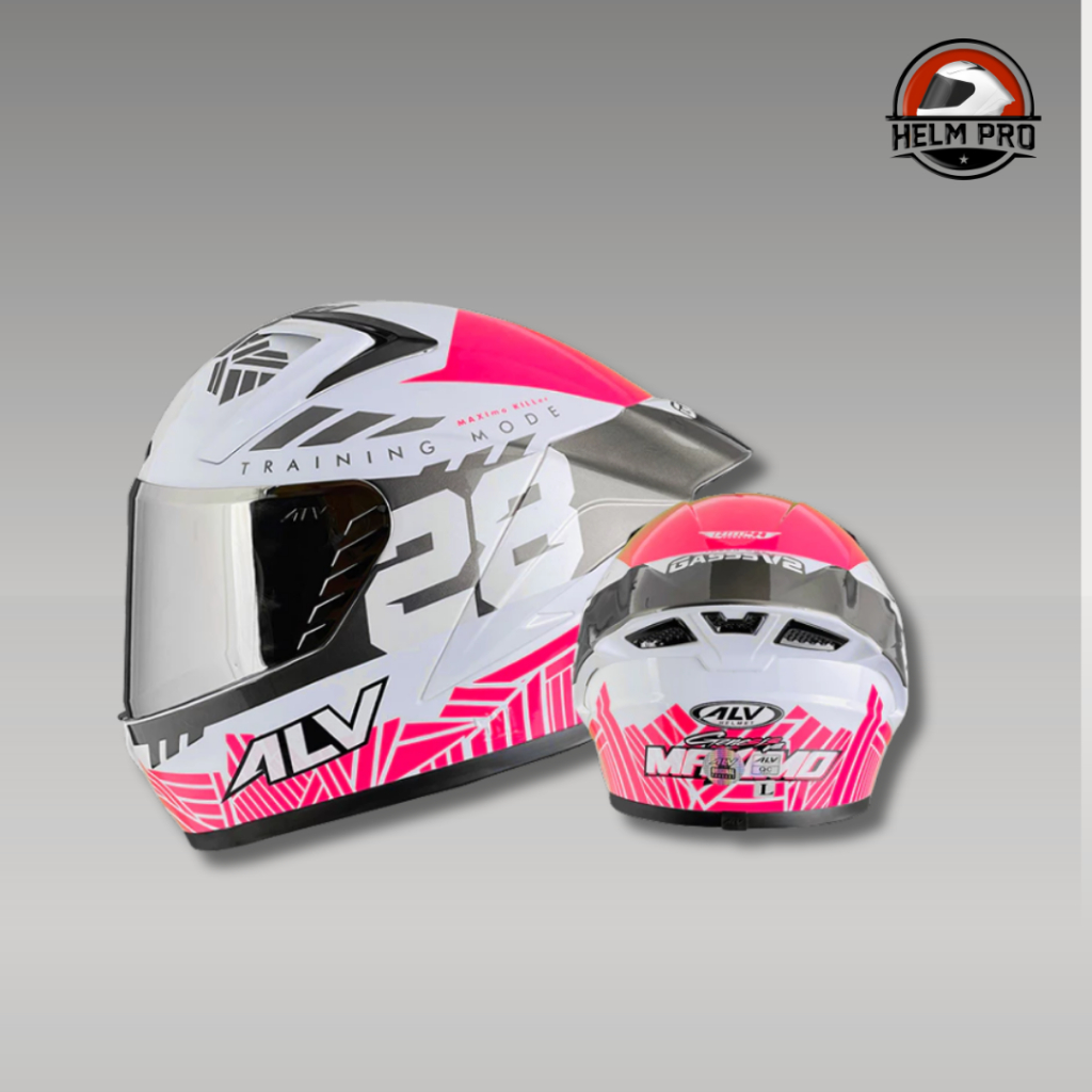 Jual ALV Genesis V2 New – Helm Full Face Motif Maximo, Visor Silver ...