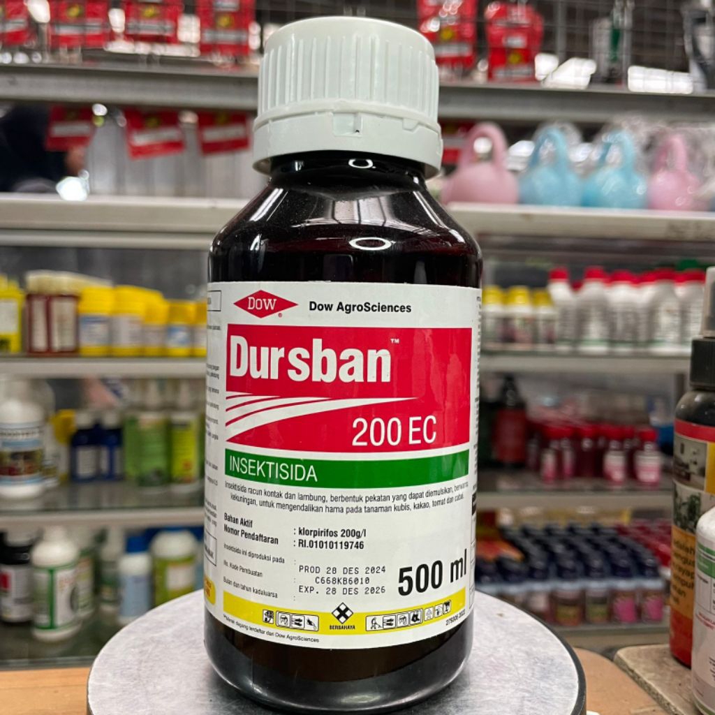 Jual Dursban 200ec Insektisida Hama Kemasan 500ml | Shopee Indonesia