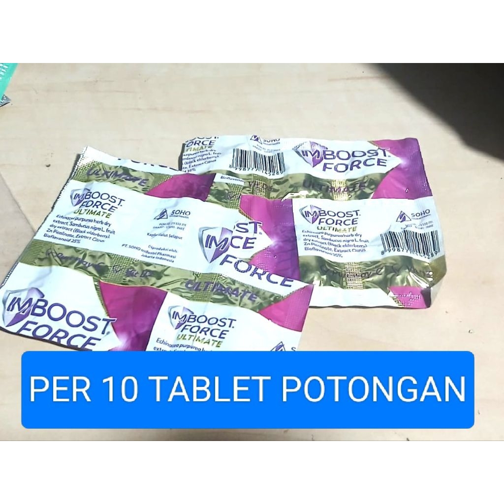 Jual imboost force ultimate ORIGINAL 10 tablet | Shopee Indonesia