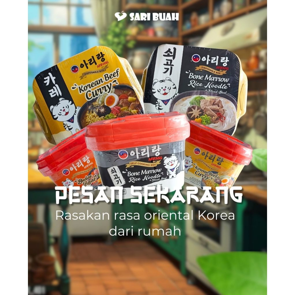 Jual Mie asli korea, Mie korea, Arirang Disposible, Arirang self ...