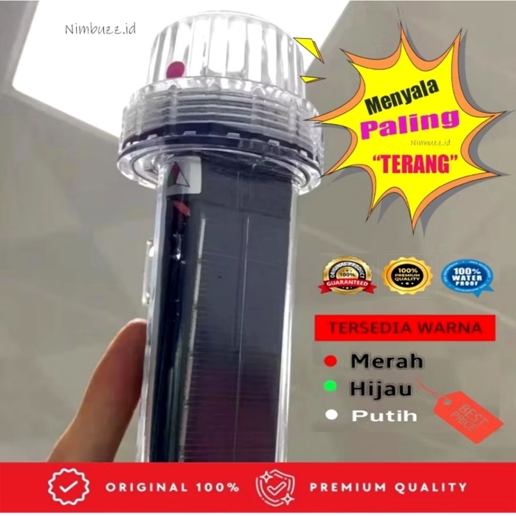 Jual Solar Led Torpedo Light Lampu Klip Tenaga Surya Kapal Perahu ...
