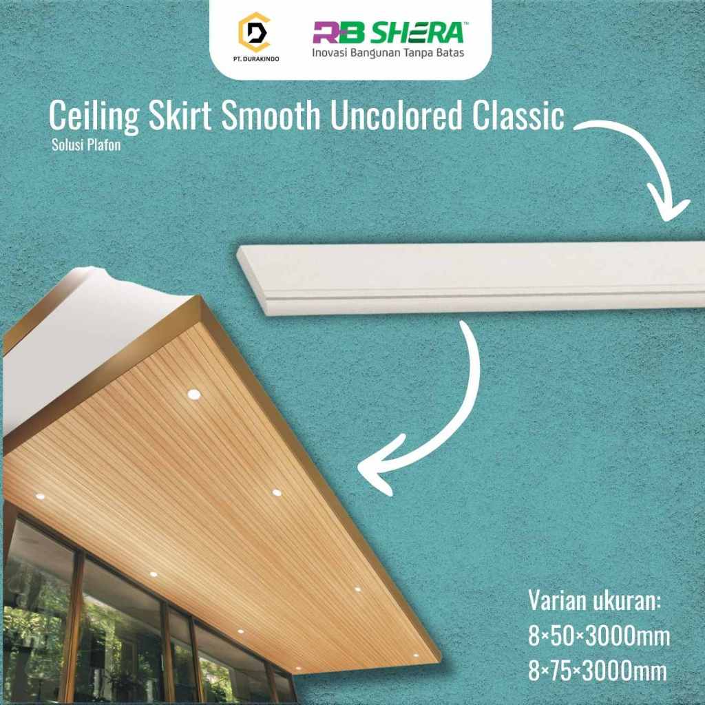 Jual RBShera Ceilling Skrit Smooth Uncolored Classic | Shopee Indonesia