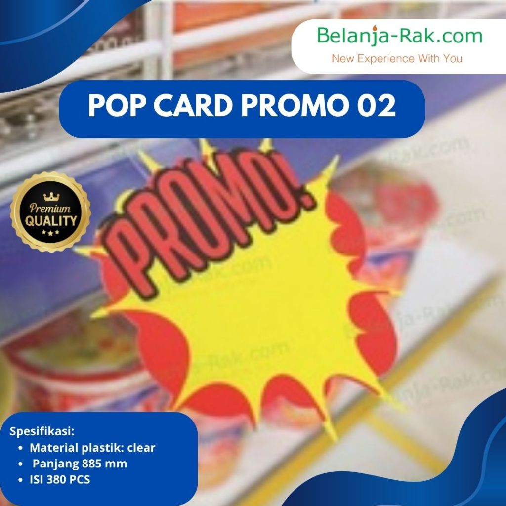 Jual Pop Card PROMO 02 kertas promo Popcard Kertas 1 Sisi isi 20Pcs ...