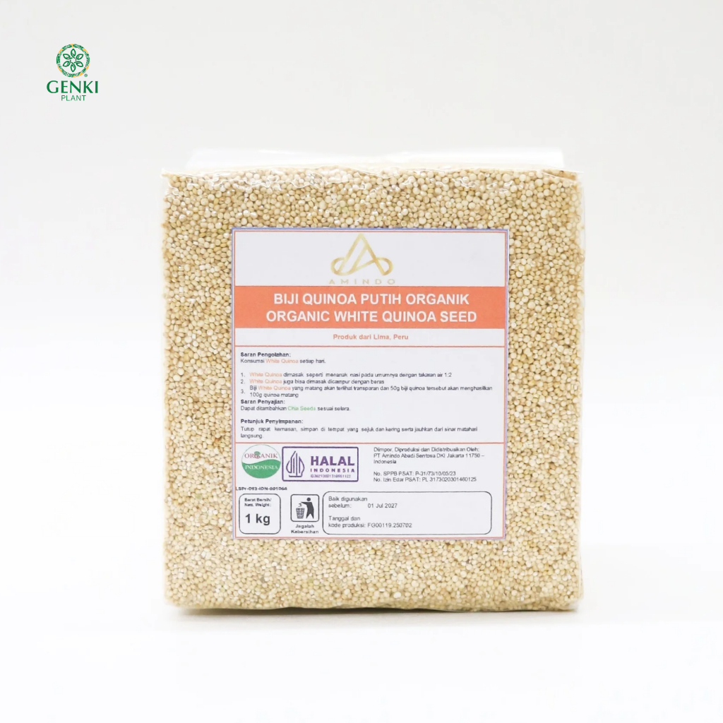 Jual Amindo White Quinoa - 1 Kg | Shopee Indonesia