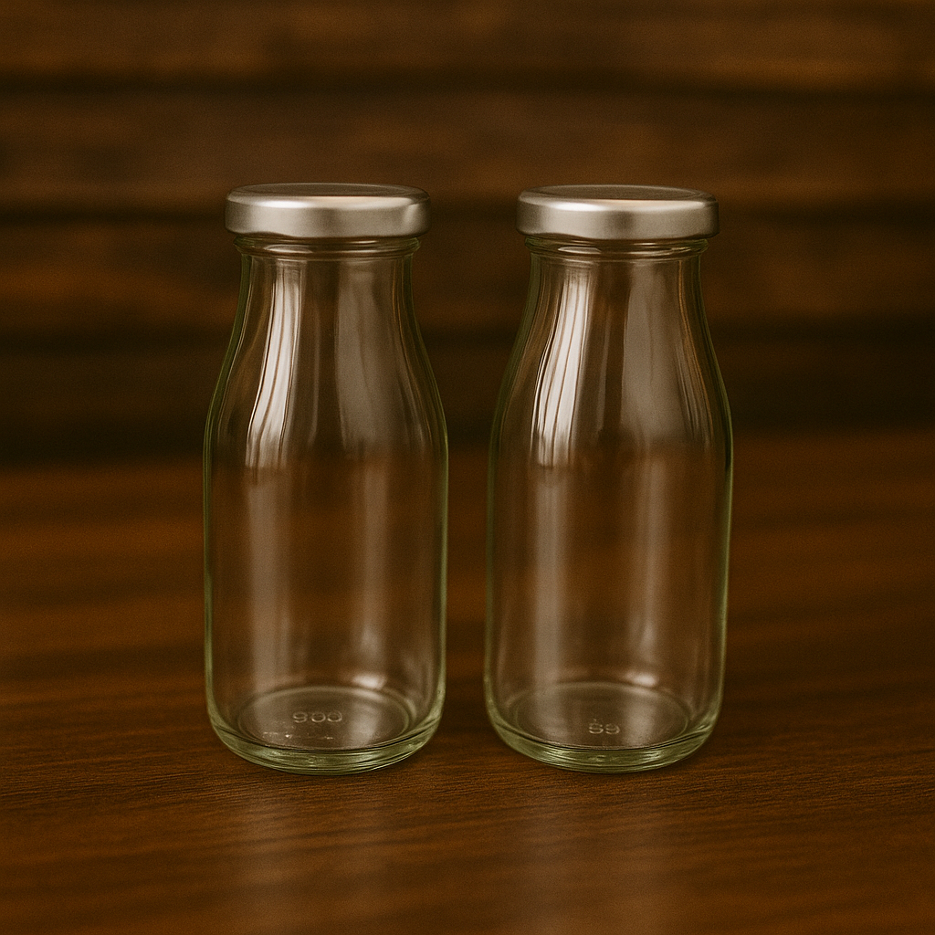Jual / 9 ( SEMBILAN ) 250 ML BOTOL JUS +TUTUP SILVER BOTOL JUS baru ...