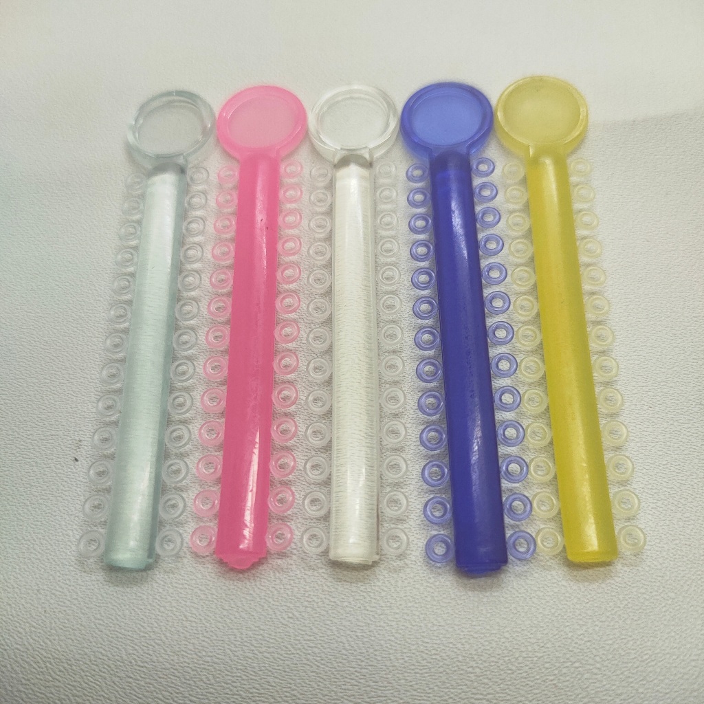 Jual POWER O ortho> Paket transparant isi 5> karet behel per pak ...