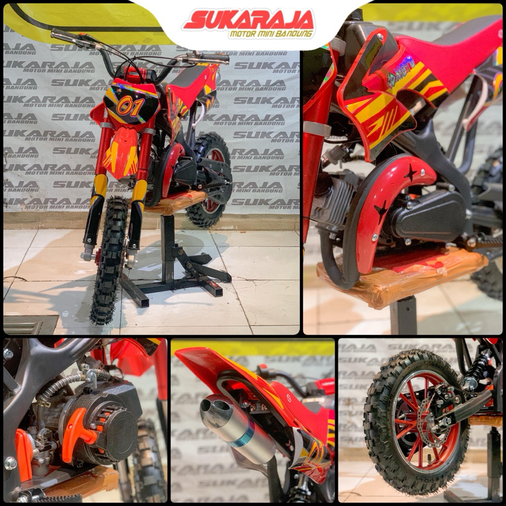 Jual MOTOR MINI TRAIL PC01 50cc (2 Tak) | Shopee Indonesia