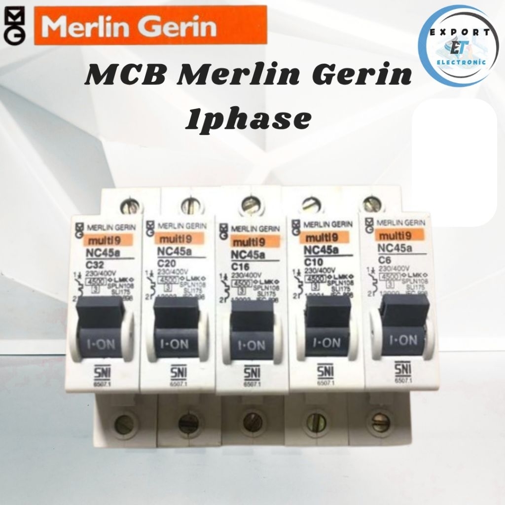 Jual mcb Merlin gerin 2a 4a 6a 10a 16a 25a 32a 40a 50a 63a original | Shopee Indonesia