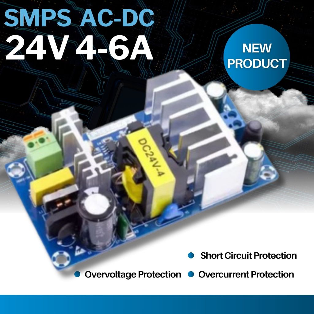 Jual Module Modul Switching Power Supply SMPS PSU 24V 4A AC-DC AC - DC ...