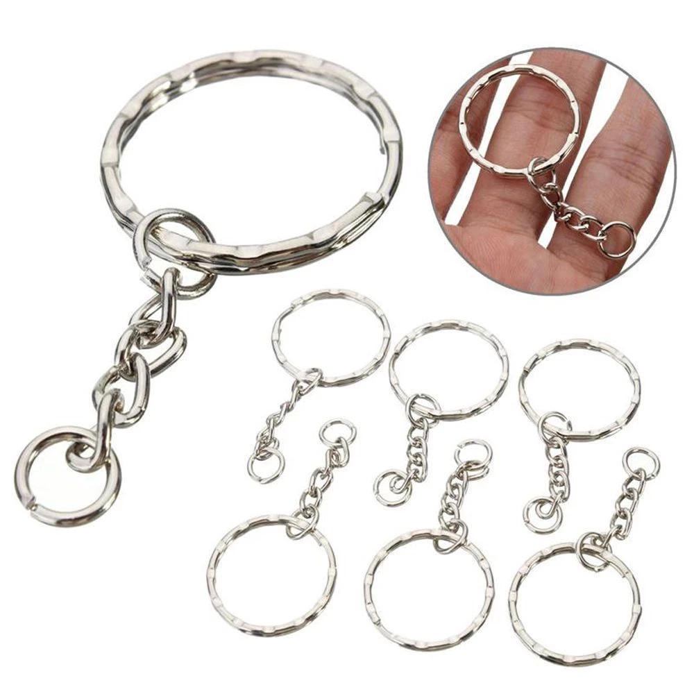 Jual [1 Pcs] Ring Besi Ulir Gelombang Gantungan Kunci Model Rantai 25mm ...