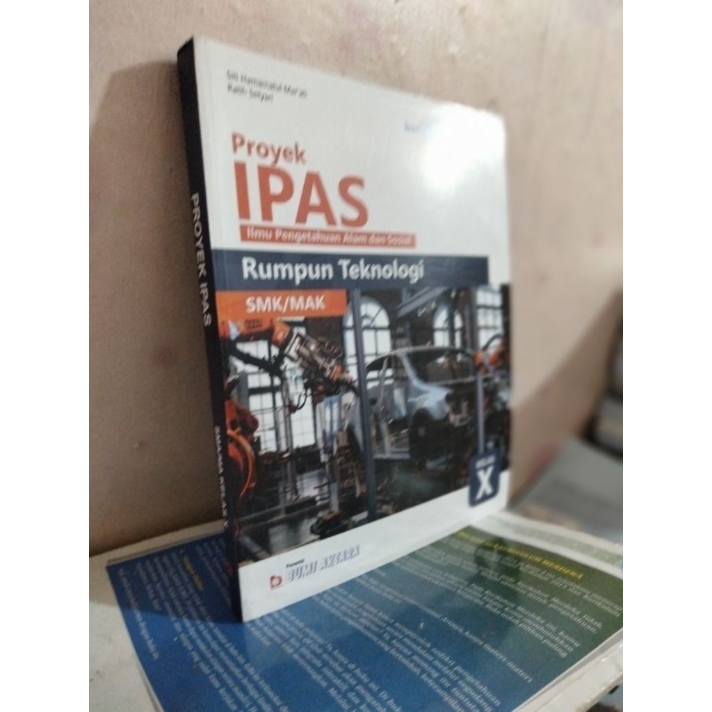 Jual buku proyek ipas rumpun teknologi kelas 10/X/1 smk mak kurikulum ...