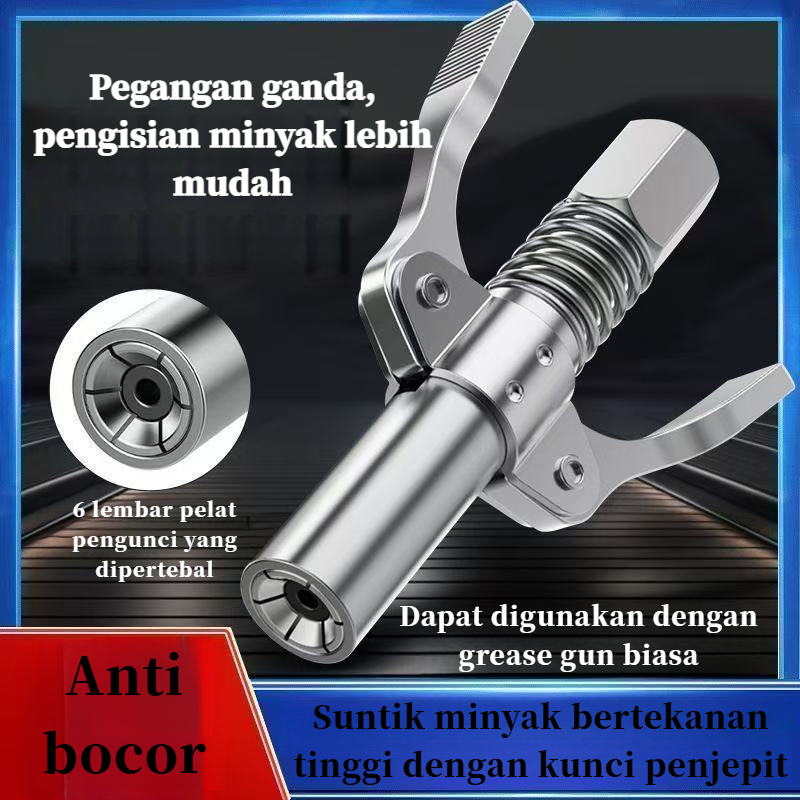 Jual LP90 Alat Aplikasi Minyak Gemuk Grease Gun Coupler High Pressure ...