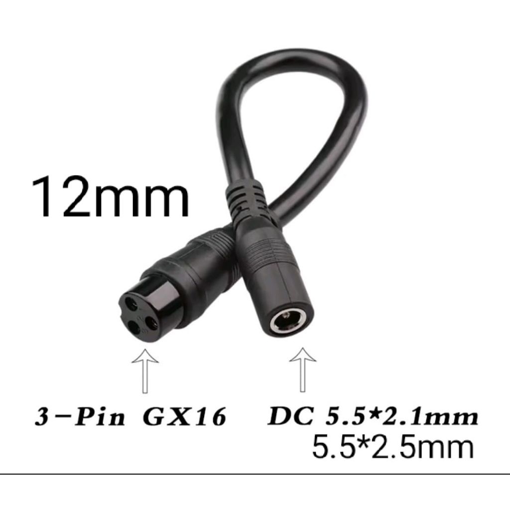 Jual gx16 DC kabel female aviation plug socket xlr mini Canon socket ...