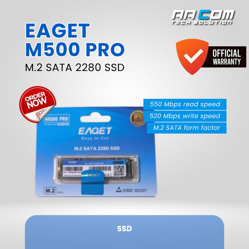 Jual SSD M2 SATA EAGET M500 PRO 256GB - 1TB | Shopee Indonesia