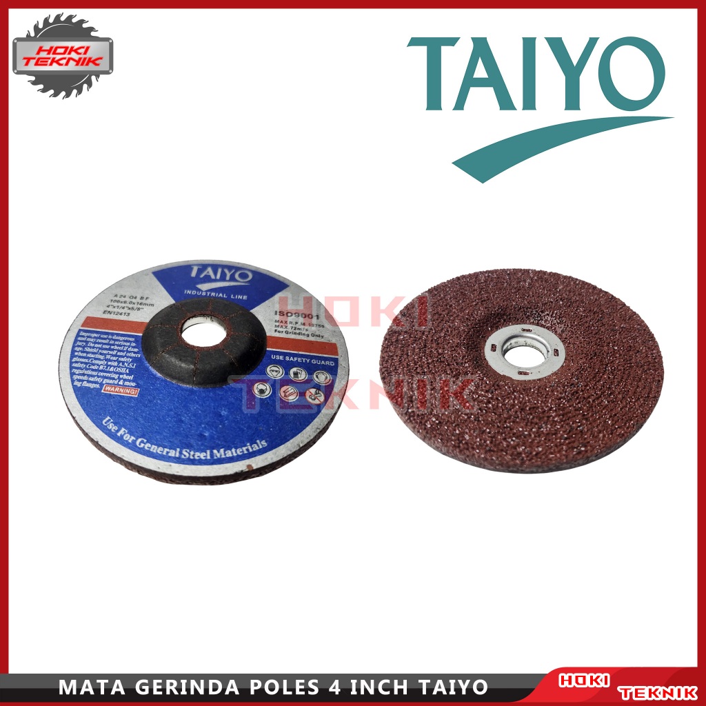 Jual Mata Gerinda Poles Besi Taiyo 4 inch x 6 mm | Shopee Indonesia