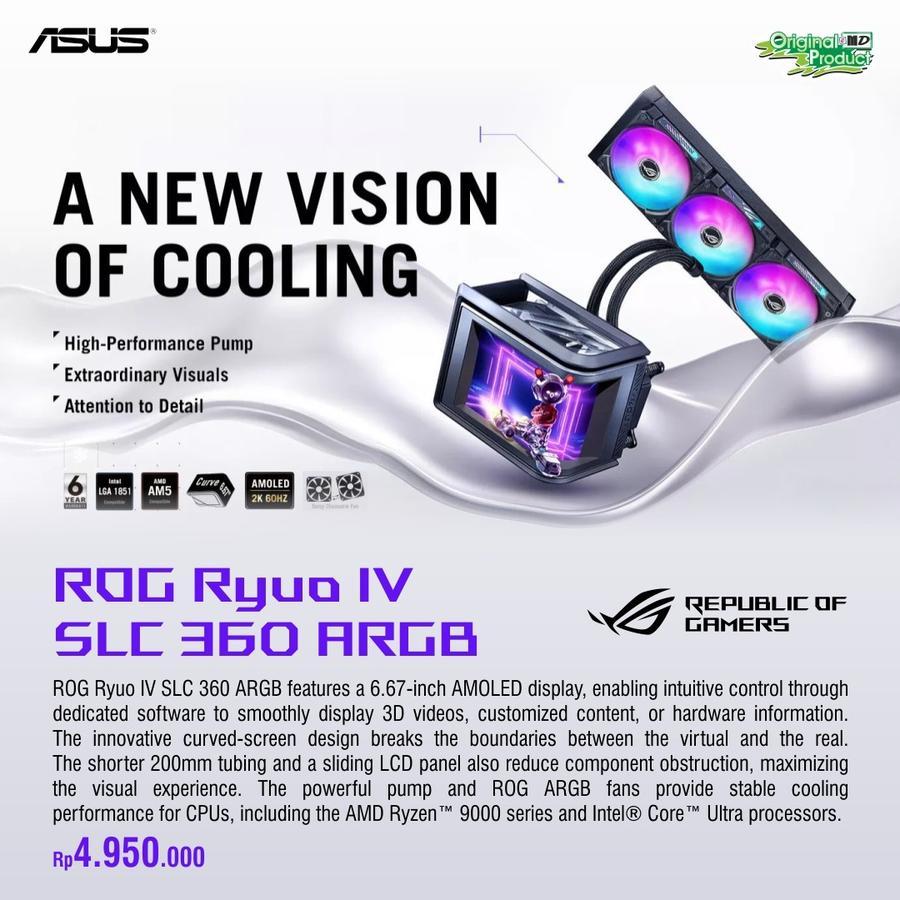 Jual ASUS ROG Ryuo IV SLC 360 ARGB | AIO Liquid Cooler | Shopee Indonesia