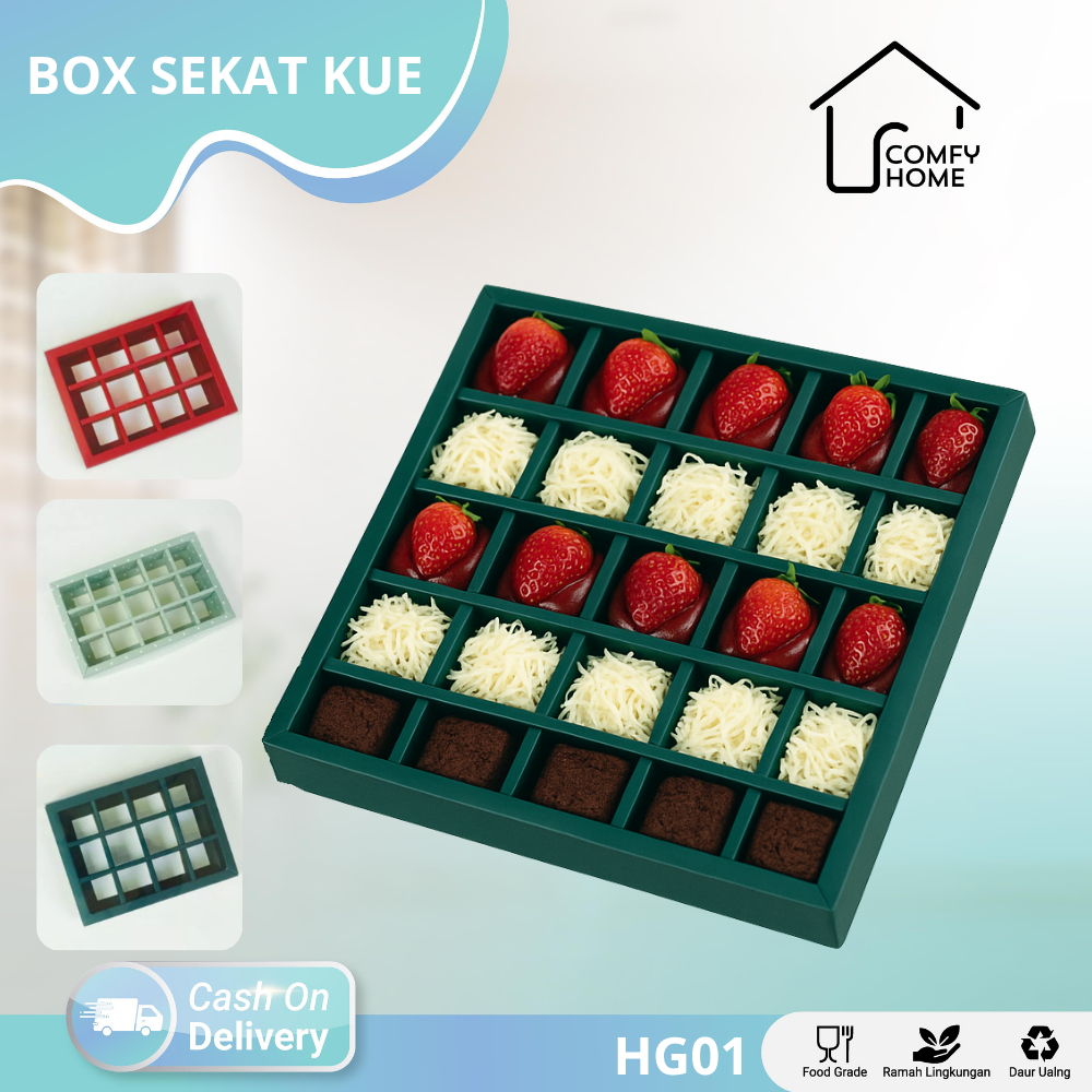 Jual Box Sekat Mika I Box Kue Kering I Box Nastar Sekat Box Imlek | Dos ...