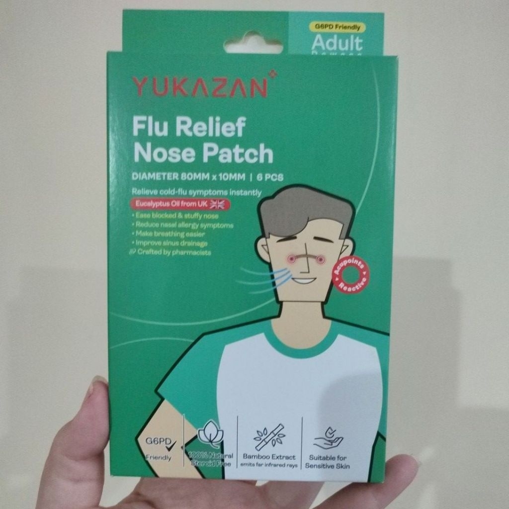 Jual Yukazan Flu Relief Nose Patch - 6pcs per box | Shopee Indonesia