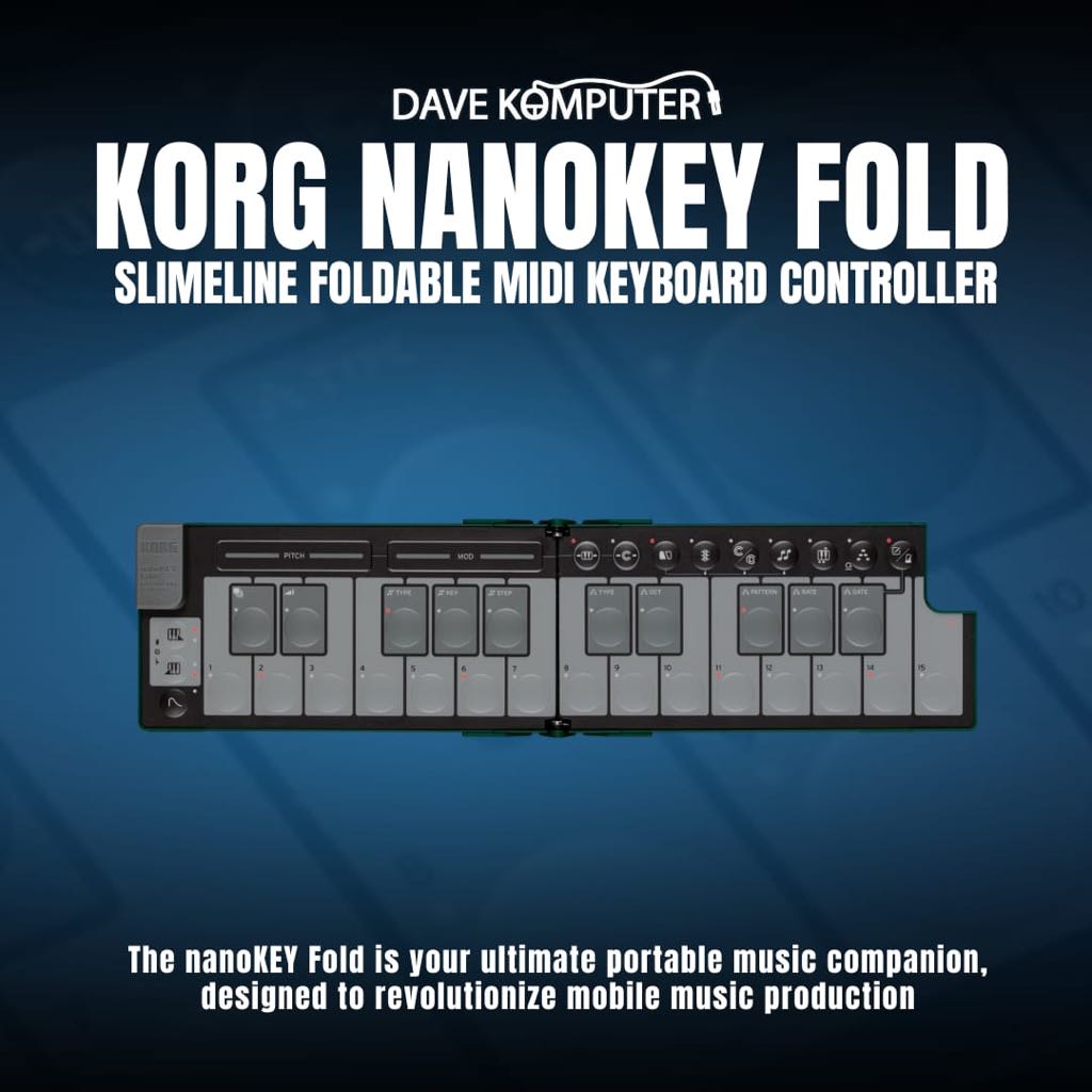 Jual Korg nanoKEY Fold Slimline Foldable MIDI Keyboard Controller | Shopee Indonesia