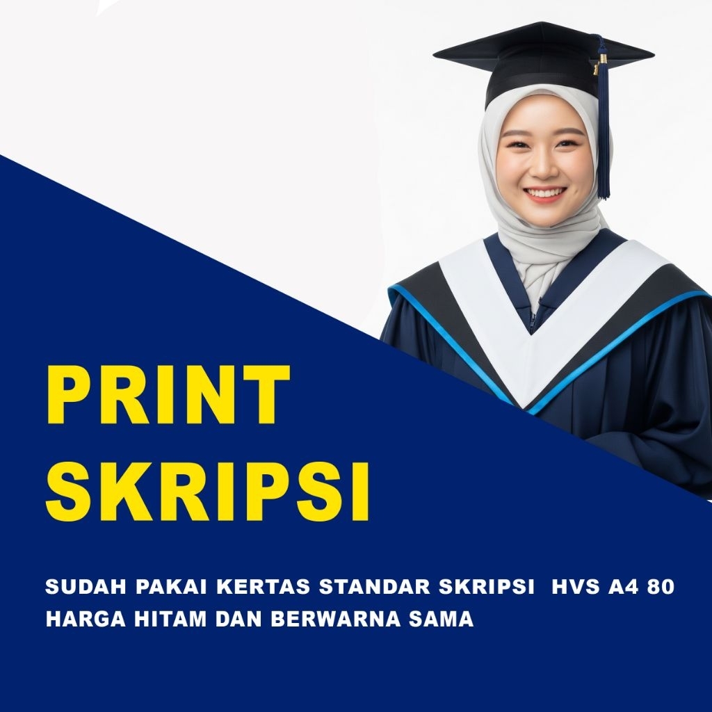 Jual Print Skripsi - Khusus Skripsi - Pilihan Kertas A4 80 SiDu & Biasa ...