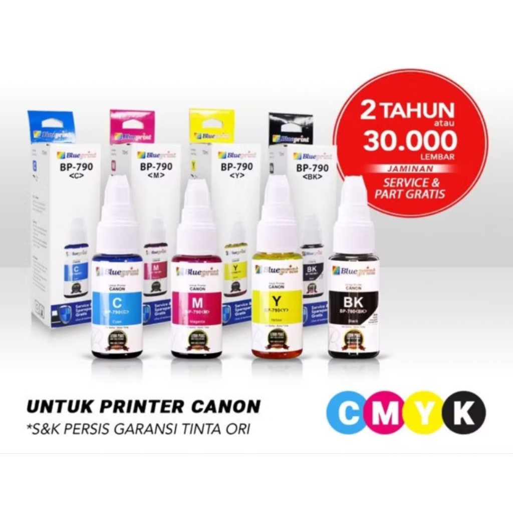 Jual Tinta blueprint 790 blueprint untuk printer g1000 g1010 g2000 ...