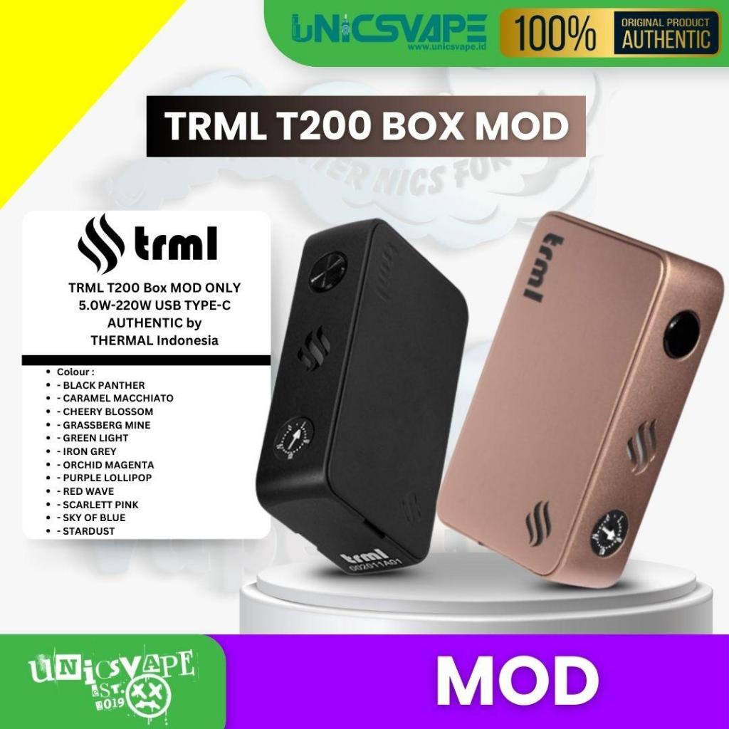 Jual TRML T200 Box MOD ONLY 5.0W-220W USB TYPE-C AUTHENTIC by THERMAL ...