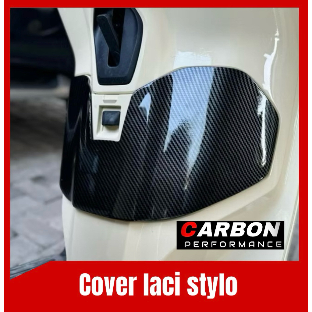 Jual COVER LACI HONDA STYLO 160 CARBON ️Cover laci Honda stylo carbon ...