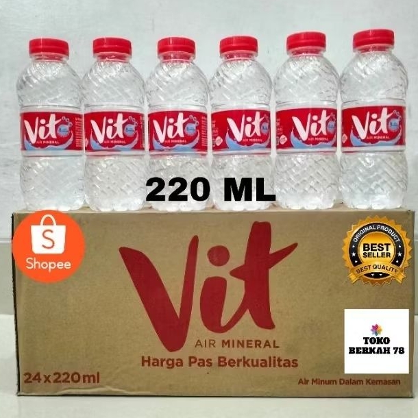 Jual Vit 220Ml / Air Vit Botol 220Ml ( Karton ) | Shopee Indonesia