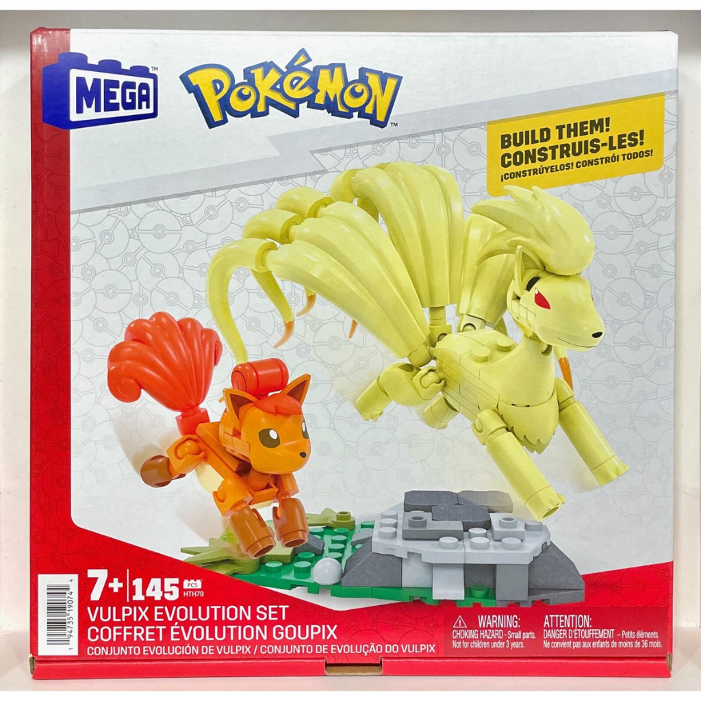 Jual MATTEL Mega Construx Set 145 Pcs Pokemon Vulpix Evolution bricks set | Shopee Indonesia