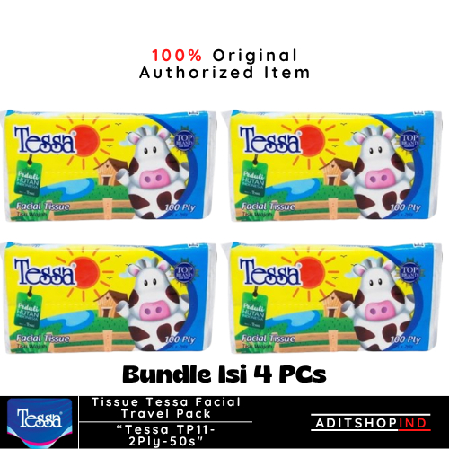 Jual Tisu Murah Tissue Tessa Travel Pack Facial Tissue 50 Sheets 2ply ...