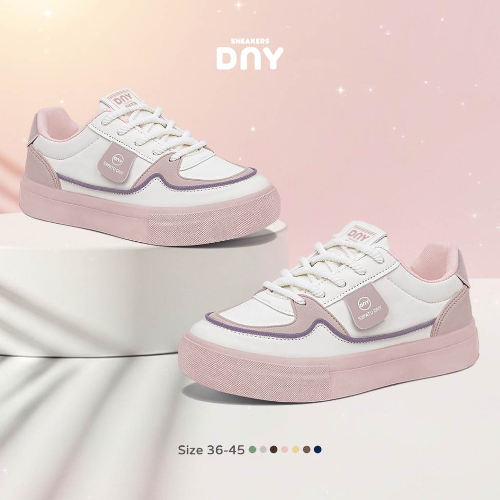 Jual Sneakers DNY Sepatu Wanita Sepatu Olahraga Cewek Casual Women ...